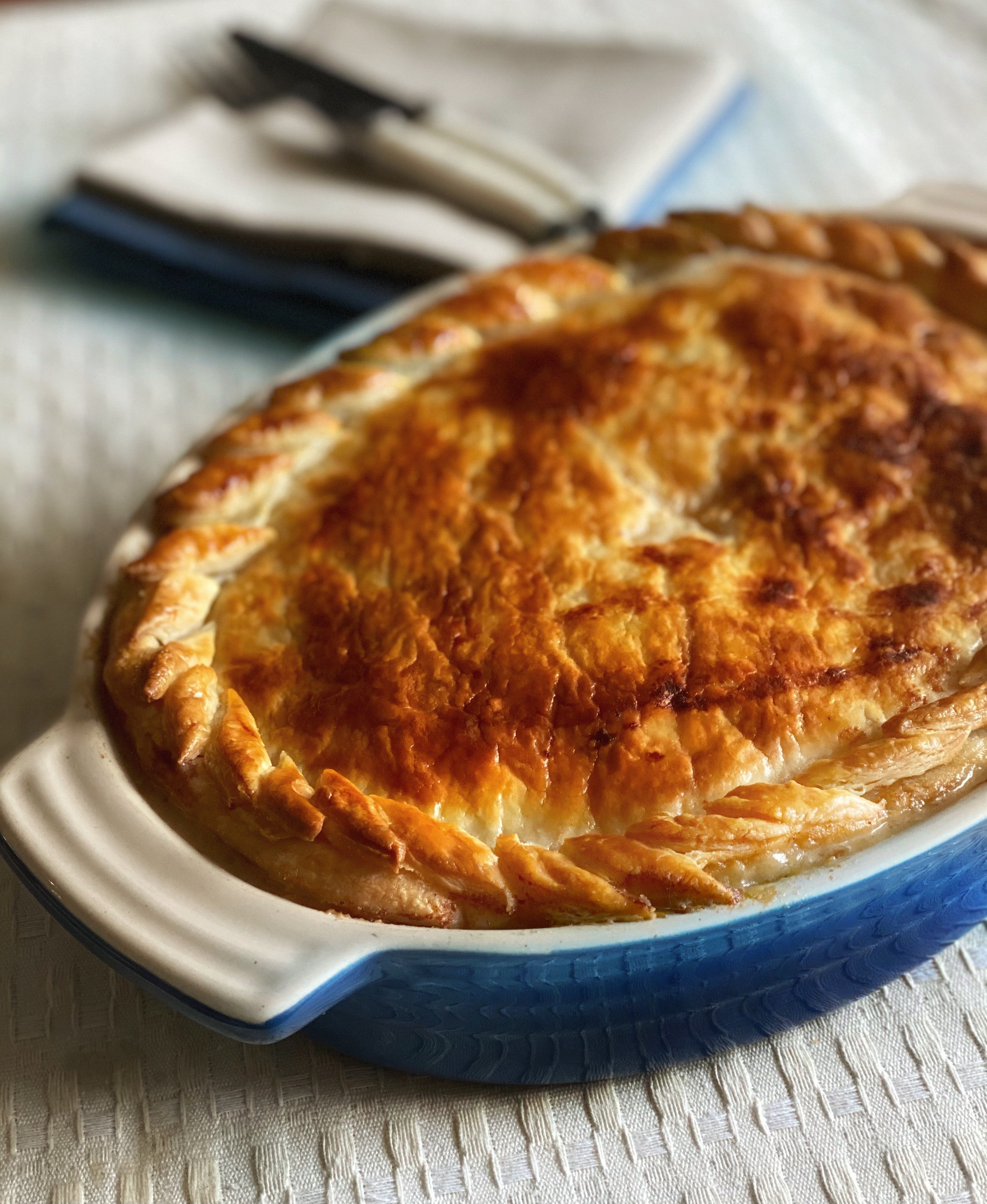 Chicken, Leek, Cheddar & Pont L'Eveque Pot Pie by Mandy Hall – Smelly ...