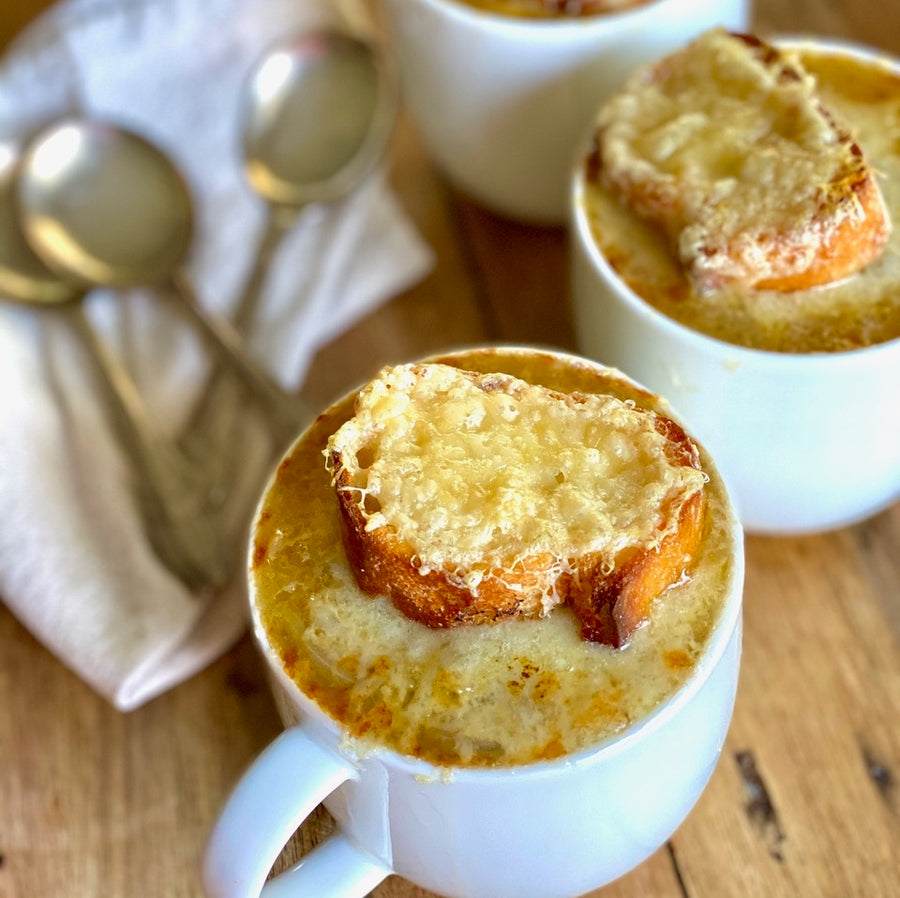 French Onion Soup with Comté Croutons – Smelly Cheese Co.